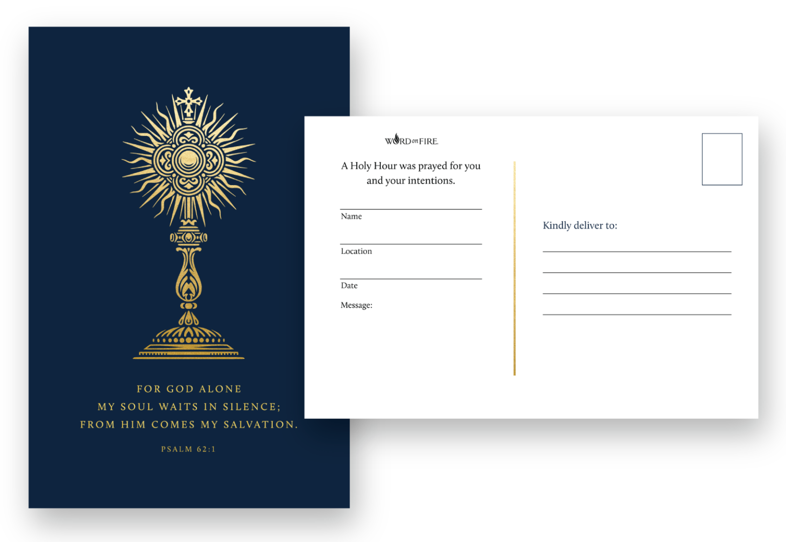 Holy Hour Prayer Cards - Spring 2024 - Word on Fire